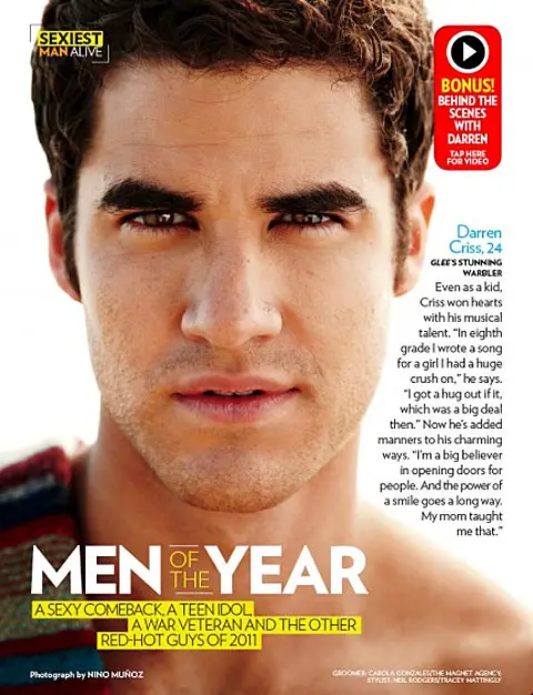 Darren Criss Is Shirtless And Stuff For Peoples Sexiest Man Alive Issue